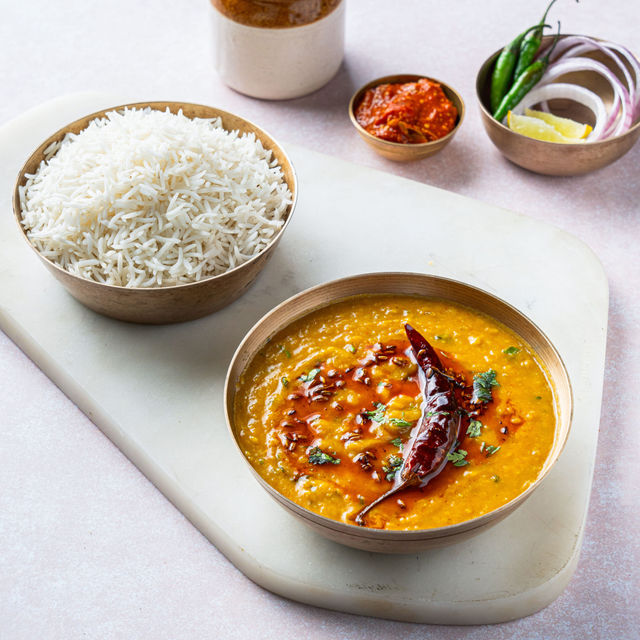 Buy Dal Tadka & Rice Online - Price @ ₹179 | Instant Delivery | Zepto