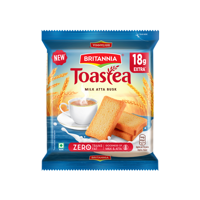 Buy Britannia Toastea Milk Rusk 182 g Combo Online - Price @ ₹78 ...