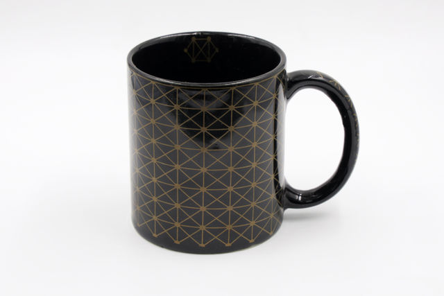 Buy BAY6 Stoneware Solid Milk & Coffee Mugs - Gold & Black Floral - 320 ...