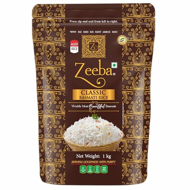 Buy Zeeba Classic Aged Basmati Rice Extra Long Rice Online - Price ...