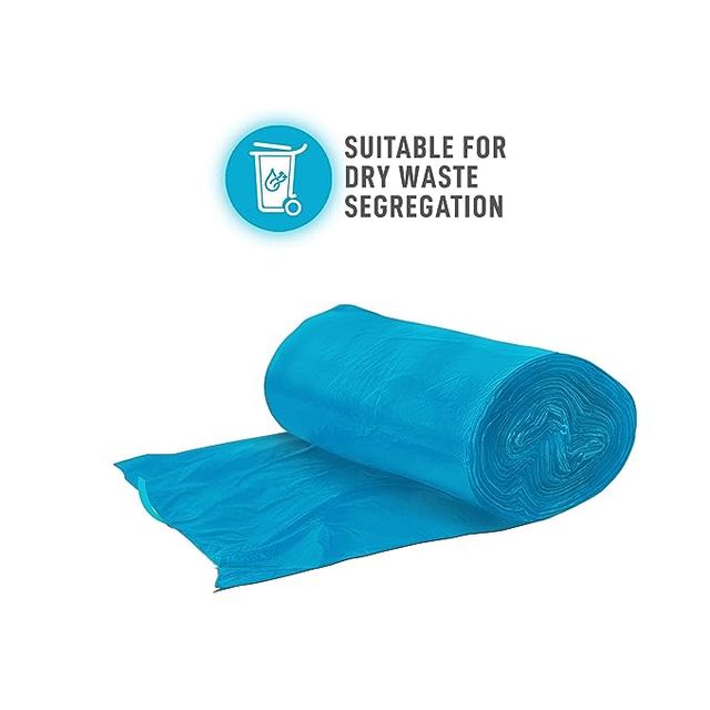 Buy Earthmate Green Leaf Compostable Garbage Bags - Blue Small | 17 x ...