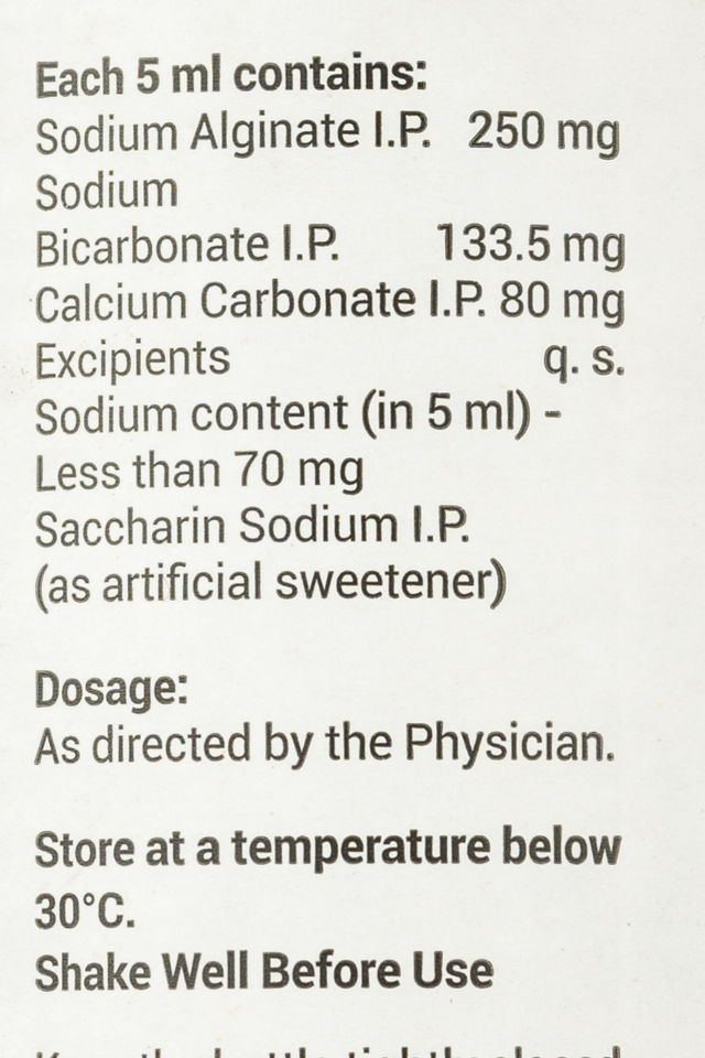 Buy Evaraft Mint Flavour Sugar Free Oral Suspension Online - Price ...