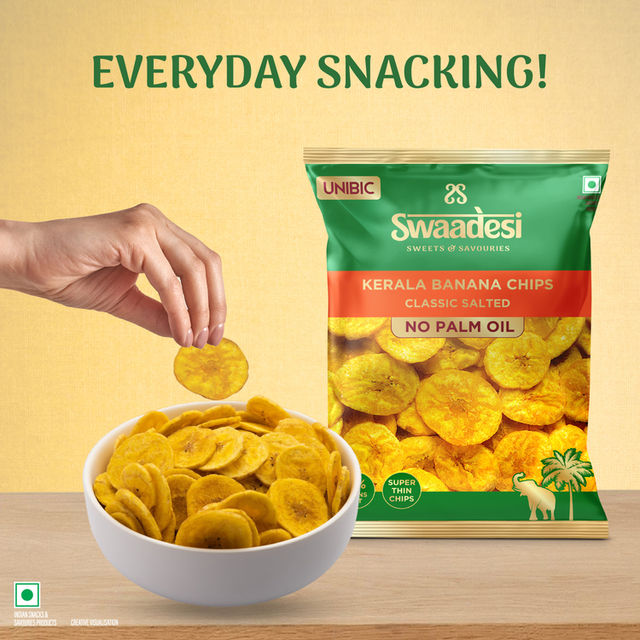Buy Unibic Swaadesi No Palm Oil Kerala Banana Chips-Classic Salted at ...