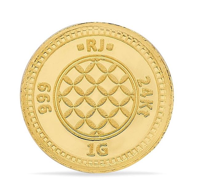 Buy Reliance Jewels 24kt Gold Coin 999 Purity Online - Price @ ₹6630 | Instant Delivery | Zepto
