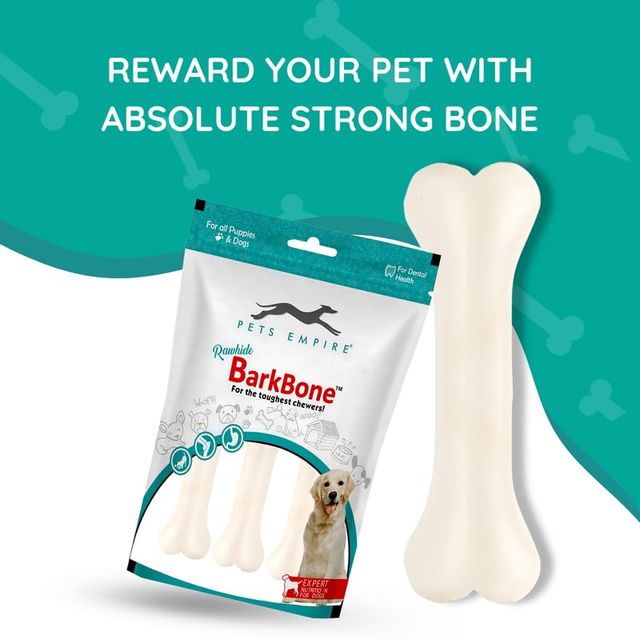 Buy Pets Empire Pressed Chew Bone Dog Treats 5Inch at ₹410 | Instant Online Delivery | Zepto