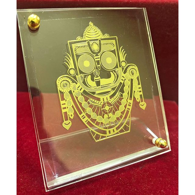 Buy Riderevamp Gold Plated Shri Jagannath Ji Photo Frame Online - Price ...