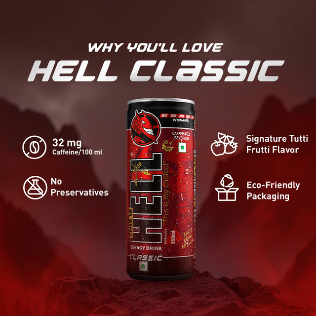 Buy Hell Energy Drink - Classic Combo Online - Price @ ₹165 | Instant Delivery | Zepto