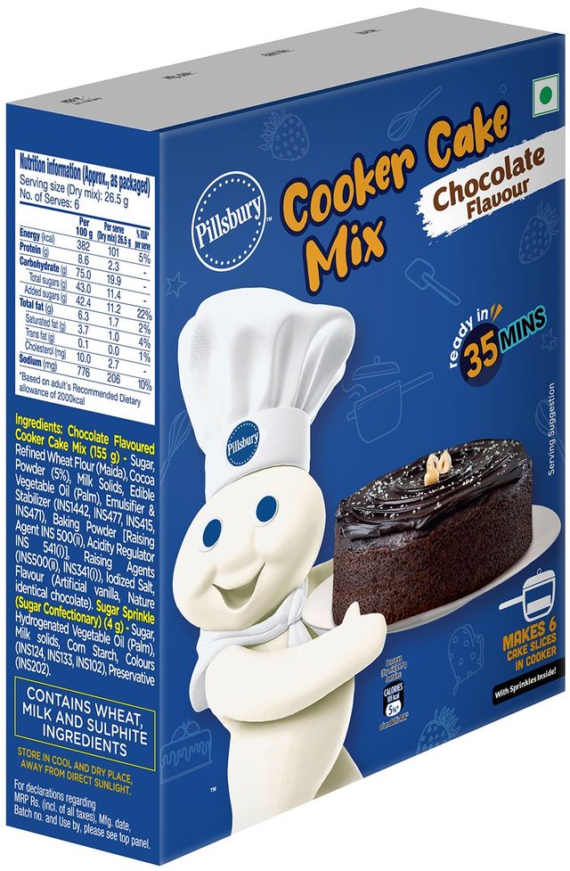 Buy Pillsbury Cooker Cake Mix - Choco at ₹124 | Instant Online Delivery ...