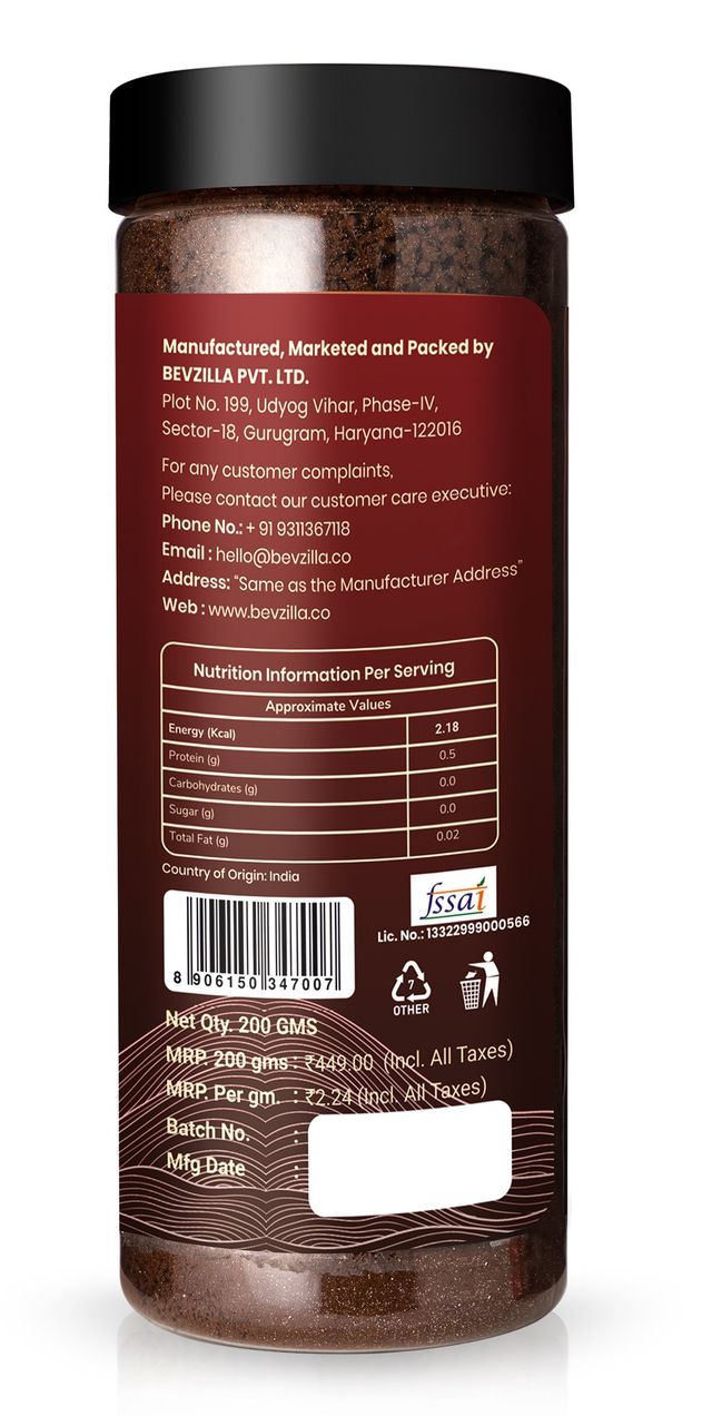 Buy Bevzilla Classic Strong Coffee Powder Online - Price @ ₹799 ...