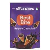 Buy Nova Nova Best Bite Choco Filled Cones- Belgian Chocolate Online ...