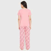 Buy Clovia Women's Butterfly Print 100% Cotton Top & Pyjama Set ...
