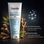 Sanfe Instant BrightUp D-Tan Face Wash With Licorice Extract ...