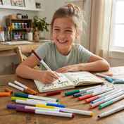 Crayola Super Tips Washable Markers - Buy at ₹823 Online | Instant ...