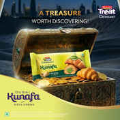 Britannia Treat Croissant Dubai Kunafa Pistachio Creme - Buy at ₹57 ...