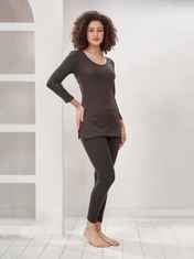 Buy Lux Inferno Premium Thermal Top and Bottom Set for Women | Black ...