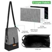 Buy PrettyKrafts Lunch Bags Reusable Lunch Bag with Hook and Loop ...