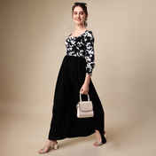 Buy Sheetal Associates Women's Fit and Flare Maxi | Full Length Dress ...