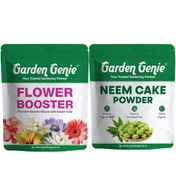 Buy Garden Genie Flower Booster & Neem Cake Powder | Fertilizer for ...