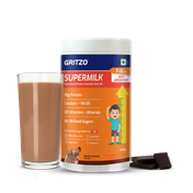 Buy Gritzo Supermilk Height+ (8-12Y Boys), 10G Protein (Double ...