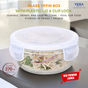 Buy YERA GLASSWARE Lunch Lock | Tiffn Box with Clip Lock Lid - 370 ml ...