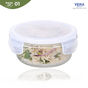 Buy YERA GLASSWARE Lunch Lock | Tiffn Box with Clip Lock Lid - 370 ml ...