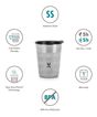 Buy VAYA POPCUP Insulated Coffee Mug with Lid 250ml, Stainless Steel ...