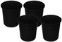 Buy Kuber Industries Open Plastic Dustbin Without Lid | 5L | Pack of 4 ...
