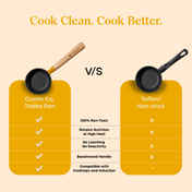 Cumin Co. Cast Iron Tadka Pan - Buy at ₹2088 Online | Instant Delivery ...