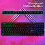 Buy ZEBRONICS Transformer K1 Premium Gaming Keyboard with 104 Keys, 1 ...