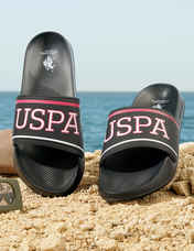 U.S. Polo Assn. Men's Brand Print Cloyee 6.0 Slides - Buy at ₹1699 ...