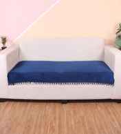 Casacraft by Pepperfry Velvet Sofa Cover - Buy at ₹840 Online | Instant ...
