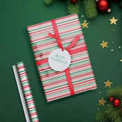 QIPS NUKKAD Stripped Stars Print Gift Wrapping Paper - Buy at ₹65 ...
