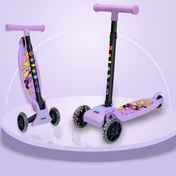 Buy Jaspo Rainbow Kids Kick Scooter (Up to 25kg) Foldable 3-Wheel ...