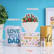 Love you Dad Mug Hamper - Buy at ₹499 Online | Instant Delivery - Zepto