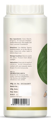 Buy Mother Sparsh Plant Powered Talc Free Dusting Powder For Babies ...