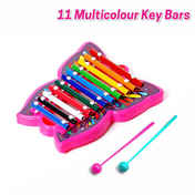 Aditi Toys Plastic Musical Butterfly Xylophone Toy, Non-Toxic Suitable ...