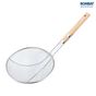 Buy Stainless Steel Deep Fry Net Spoon Oil Strainer with Wooden Handle ...