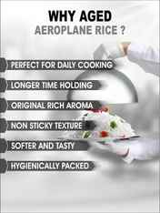 Aeroplane Gold Special Pulav Basmati Rice Full Long Grain & Aged Rice ...