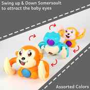 Buy Kidara Dancing Monkey Musical Toy - Spinning Rolling Doll | Voice ...