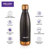 Buy Nelcon SS Cola Black Electro Themoplus Bottle Vacuum Insulated ...