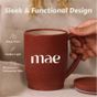 Buy MAE Coffee Mug with Lid | 370ml | Rice Husk | Eco-Friendly ...