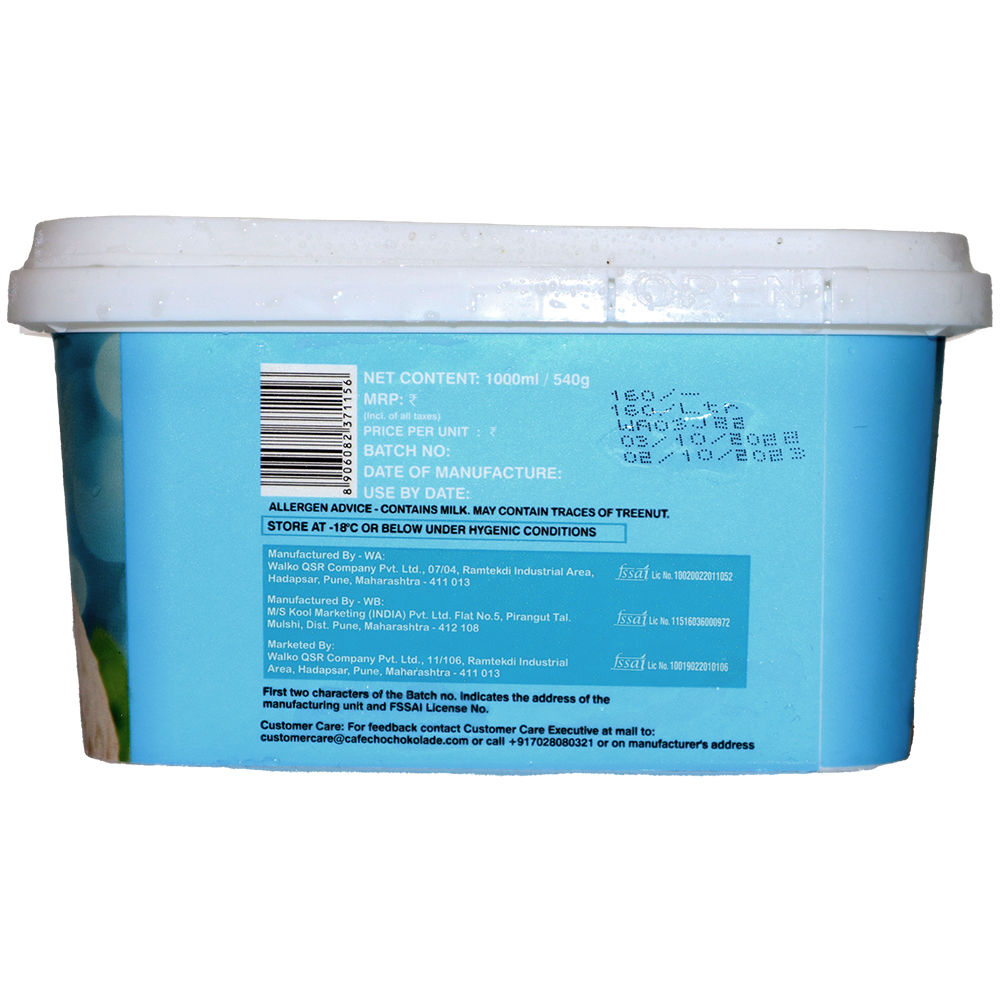 Buy Nic Cream Pot Vanilla Tub at ₹159 | Instant Online Delivery | Zepto