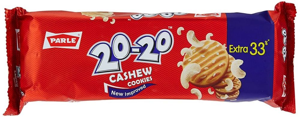 Buy Parle 20-20 Cashew Cookies Online - Price @ ₹25 | Instant Delivery ...