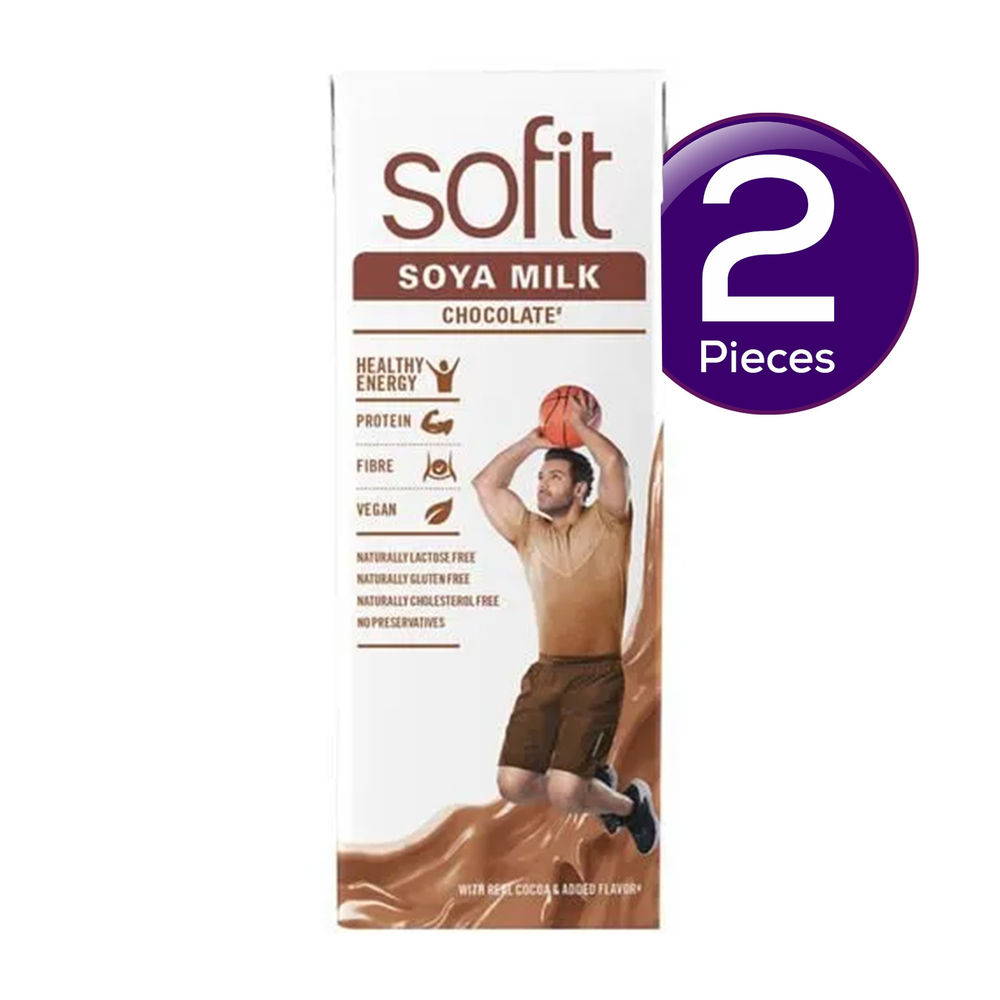 Sofit Milk - Soya, Chocolate Combo 200 ml X 2 - Buy online at ₹62 near me