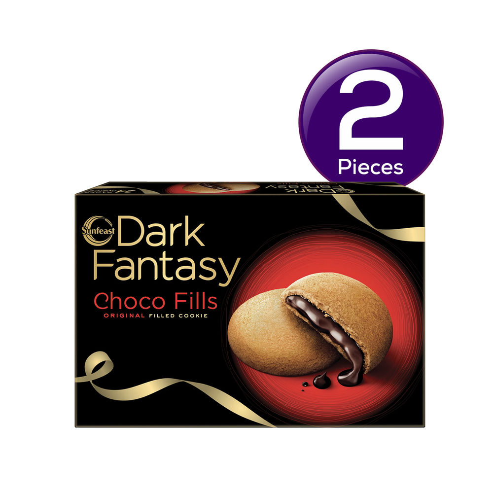 Buy Sunfeast Dark Fantasy Choco Centre Fills | Preservative-free Combo ...