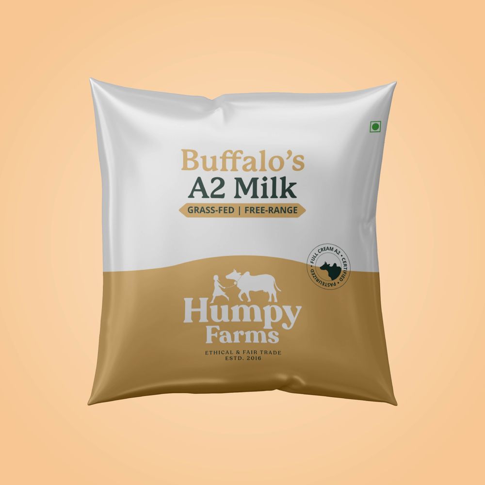 Buy Humpy Farms A2 Buffalo Fresh Milk (Pouch) Online - Price @ ₹47 ...