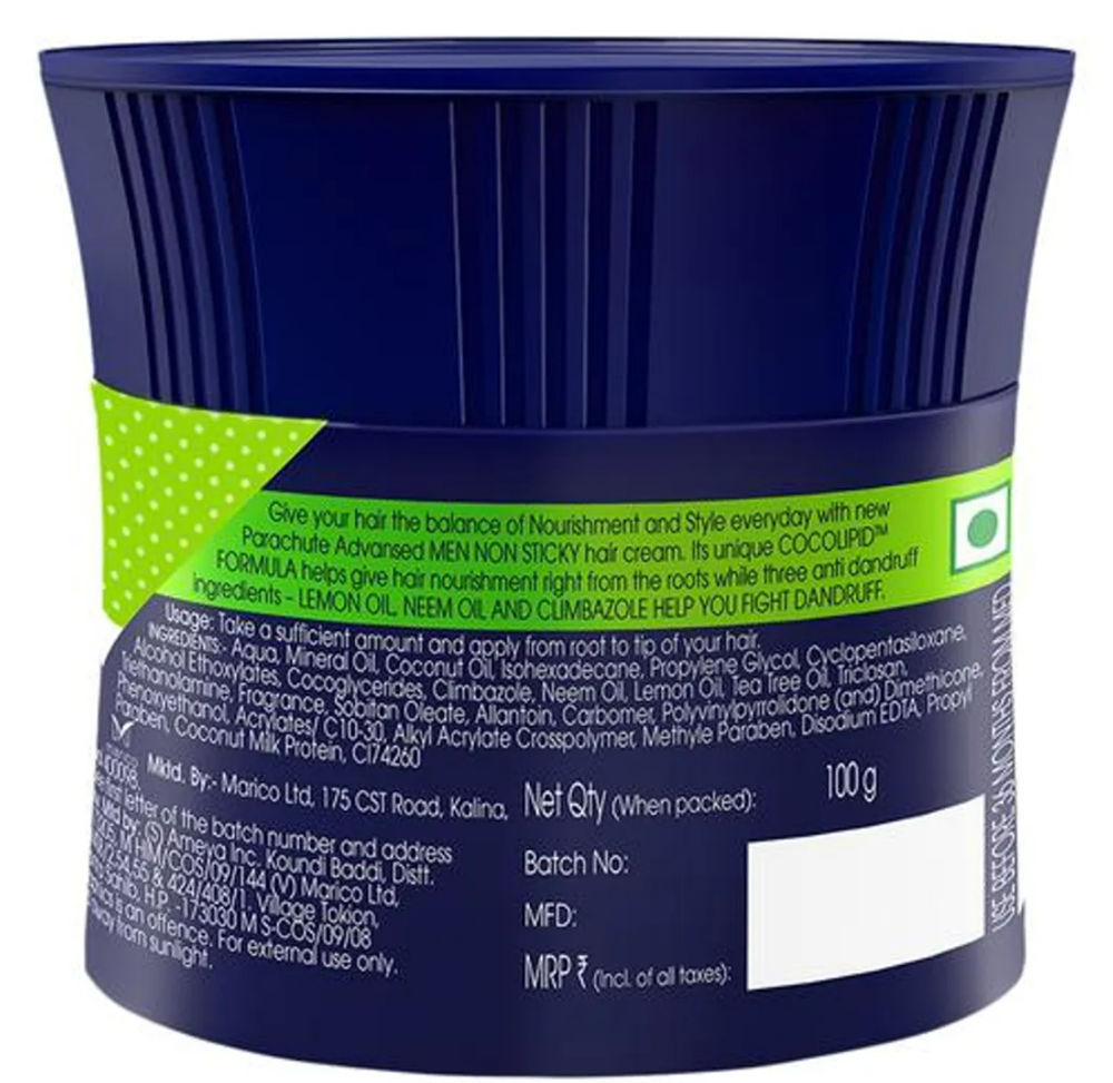 Buy Parachute Advansed Men Hair Cream, Anti-Dandruff Online - Price ...