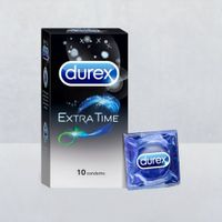 Durex Extra Dots Condom - Dotted Condoms 10 piece - Buy online at ₹248 near me