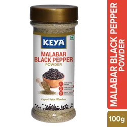 Keya Black Pepper Powder 100 g - Buy online at ₹195 near me