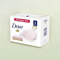 Dove Pink Rosa Beauty Bar - Soft Smooth Moisturised Skin 125 g * 3 ...